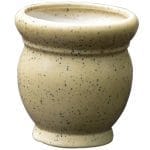 Yellow Doted Ceramic Pot - Buy Online |Trivandrum Gardentech