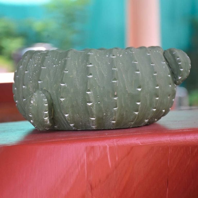 Yellow Doted Ceramic Pot - Buy Online |Trivandrum Gardentech